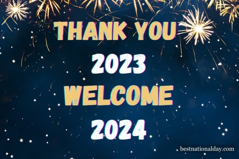 Thank You 2023 Welcome 2024 New Year Quotes, Images, Wishes, GIF ...